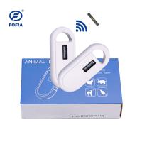 China 24/7 OLED White Animal Microchip Scanner With Built-In Buzzer Rfid Reader Handheld for sale