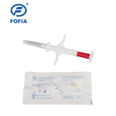 Microchip de identificação animal com ISO11784/5 Fdx-b Padrão R/w para o sistema de controlo de temperatura animal