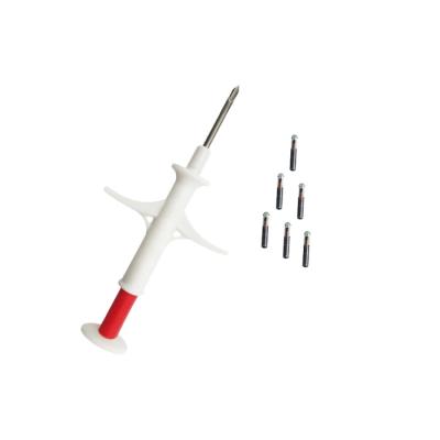 China ICAR Approved EM4305 RFID Microchip with Mini Tag and Rewritable 134.2 kHz Frequency for Animal Identification for sale