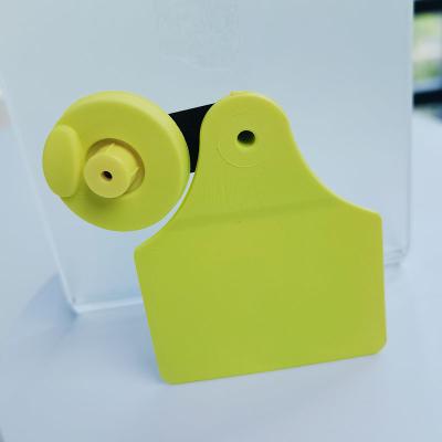 China 5-Year Guaranteed RFID Cow Ear Tags, 17cm Reading Distance With PT290 Reader, Durable Animal Tracking Tag for sale