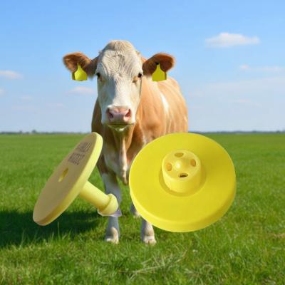 China 134.2kHz ISO11784/5 FDX-B Electronic Ear Tag with 350N Tension for Livestock Identification for sale