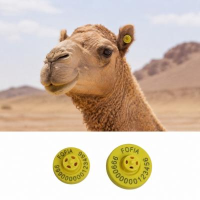 China Frequency 1342KHz Cow Ear Tags 4 To 7.4 Grams Effective Tags For Cattle/Camel Tracking And Livestock Identification Systems for sale
