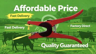 China Durable Ear Tag Applicator for different animals  identification compatible with ET915 electronic ear tags convenient and for farm for sale