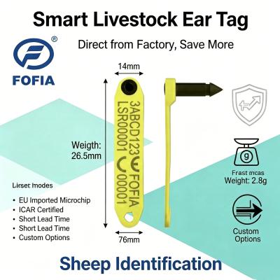 China UV Resistant Ear Tag for Livestock Providing Long Lasting Color and Number Visibility Even Under Harsh Sunlight Exposure for sale