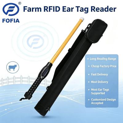 China FOFIA Waterproof  PT280 RFID Reader 134.2kHz PVC Plastic NLIS Australia ICAR Approved Cattle ID USB ISO 11784/5 10-20cm for sale