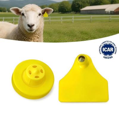 China 30°C To 50°C Livestock Ear Tag Waterproof High Strength Ear Tags Designed For Sheep Pig Goat Identification And Tracking for sale
