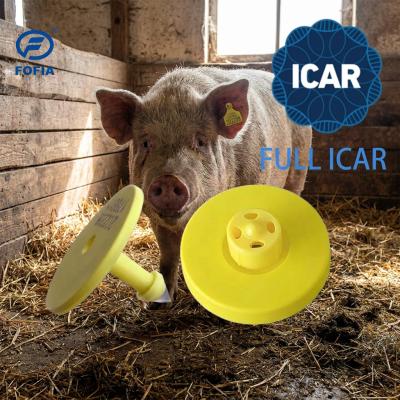 China New Farm Special Large TPU Cow Ear Tag FULL ICAR Certified for Cattle Sheep Cow Goat Dog for sale