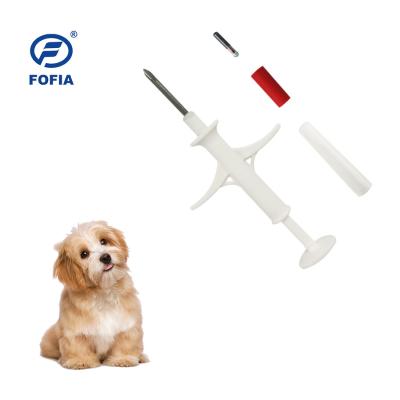 China 134.2 KHz Frequency Animal ID Microchip with 6 Adhesive-stickers for sale