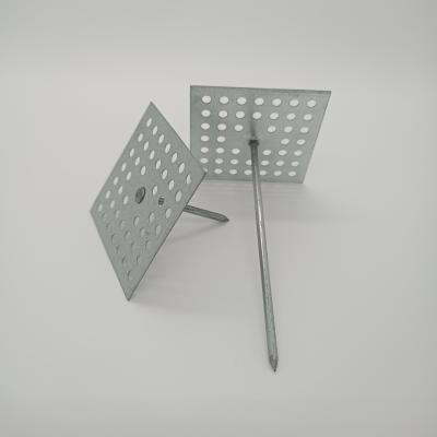 China Perforated Insulation Hangers, External Wall Insulation Pins, External Wall Insulation Fasteners Fixing Rock Wool or Glass Wool for sale