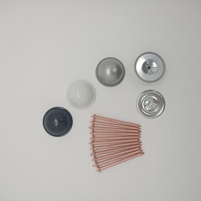 China 3*80mm Insulation Capacitor Discharge Weld Pins Smooth Shank Type Cuphead Weld Pins for sale