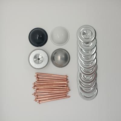 China Glass Wool Adhesive Insulation Spikes 35*35mm 50*50mm Stick Pins For Insulation for sale