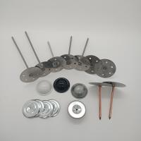 Smooth Shank Galvanized Metal Steel Self Adhesive Insulation Pins HVAC ...