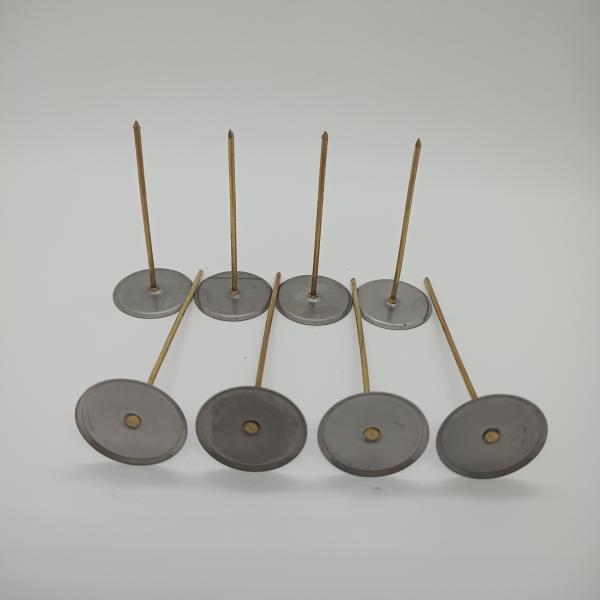 Quality ISO9001 HVAC Insulation Duct Liner Pins with Smooth Shank Cup Head Type 10ga for sale