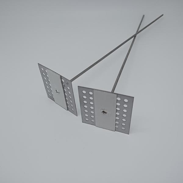 Quality ISO9001 Perforated Base Insulation Hangers Self Stick Pin To Stick Plastic To for sale
