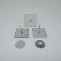 Quality Galvanized Steel Self Adhesive Insulation Stick Pins With 38mm Speed Clips for sale