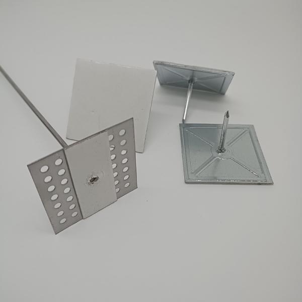 Quality ISO9001 Perforated Base Insulation Hangers Self Stick Pin To Stick Plastic To for sale