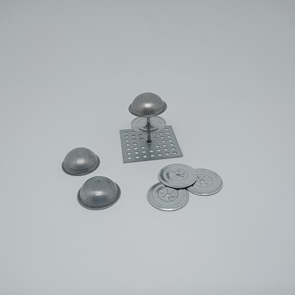 Quality Perforated Base Insulation Hanger Zinc Finish Self Stick Pin To Stick Plastic To for sale