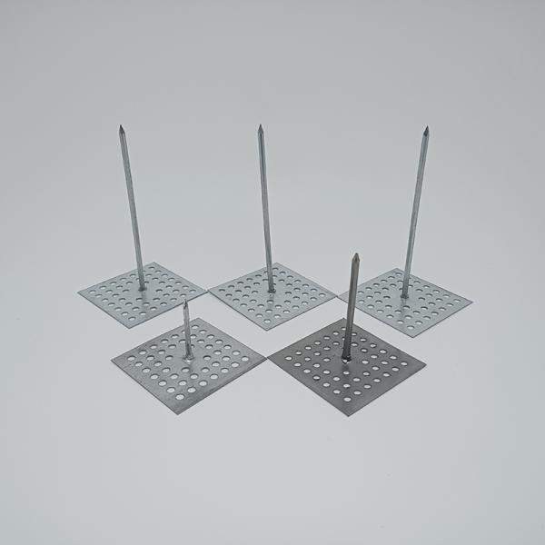 Quality Custom Perforated Insulation Hangers Pins Unique Riveting 24mm Aluminum Zinc For for sale