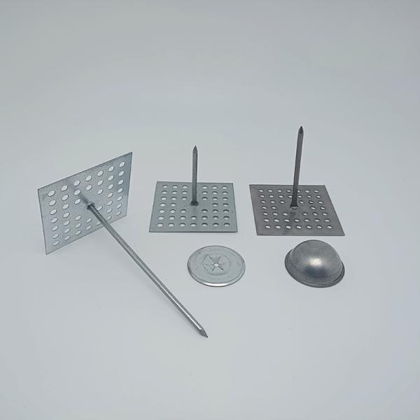 Quality ISO9001 Perforated Base Insulation Hangers Galvanized Steel Self Stick for sale