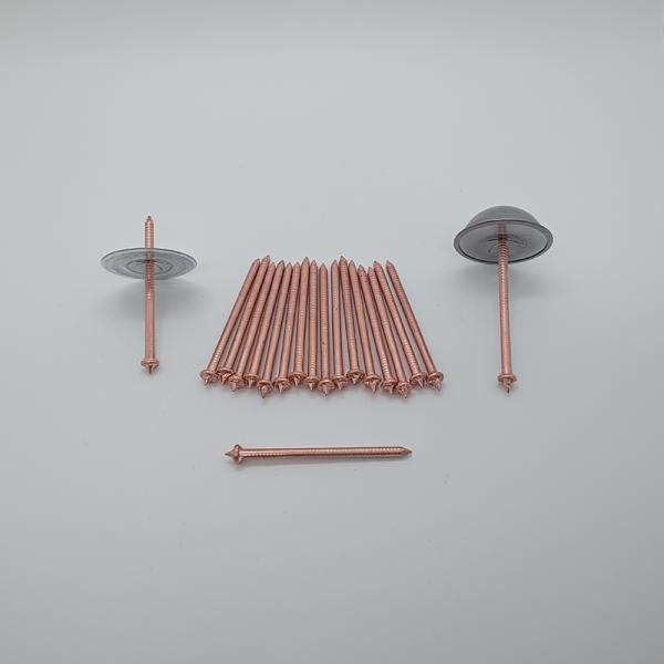 Quality Steel Insulation Stud Welding Pins Cap Nail Type With Cupped Head Style For for sale