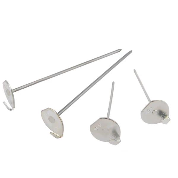 Quality Zinc Plated Galvanized Steel Cuphead Weld Pins Flexible Ducts Insulation Material Accessories for sale