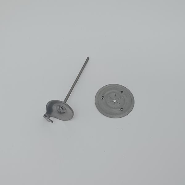 Quality Galvanized Steel Insulation Anchor Pins With Round Self Locking Washer Free for sale