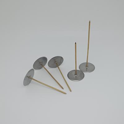 Low Carbon Steel Duct Liner Cup Head Pins For Insulation Internal Or External Walls