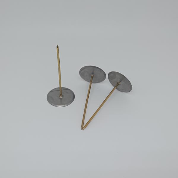 Quality Low Carbon Steel Duct Liner Cup Head Pins For Insulation Internal Or External for sale