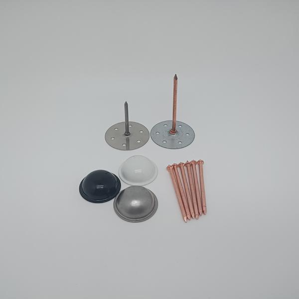 Quality Smooth Shank Self Adhesive Insulation Hangers Perforated Steel Welding for sale