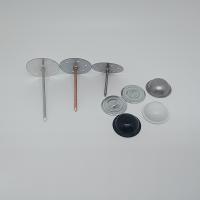 Quality Smooth Shank Self Adhesive Insulation Hangers Perforated Steel Welding for sale
