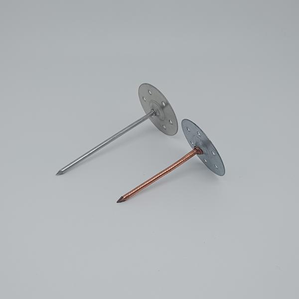 Quality Zinc Plated Self Adhesive Insulation Stick Pins 20mm-300mm With Washer for sale