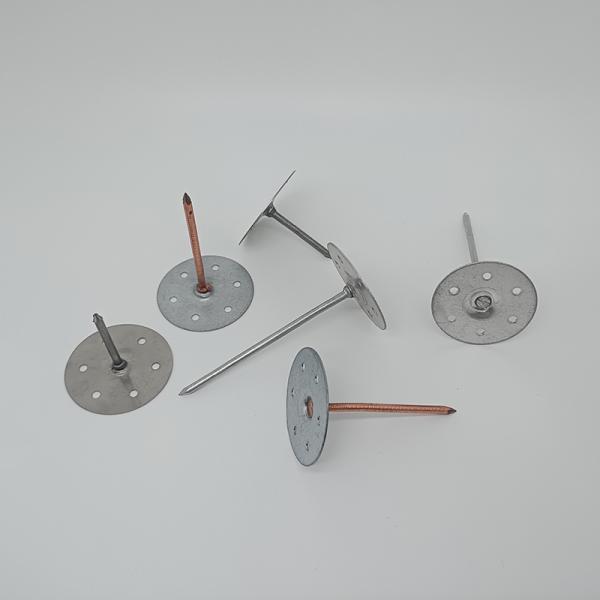 Quality Galvanized Metal Insulation Stick Pin Adhesive Fixing Fire Resistant Anchor With for sale