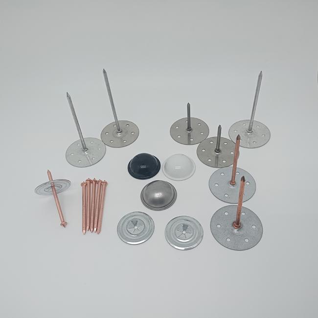 Annular Groove Self Adhesive Insulation Pins With Zinc Plated Finish ...