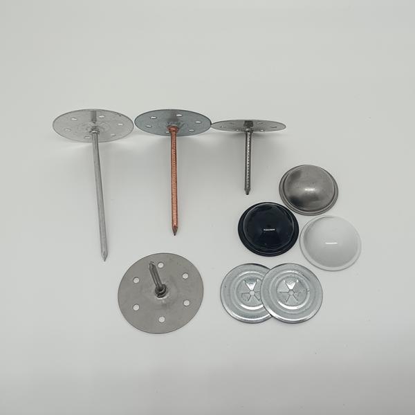 Quality Galvanized Metal Insulation Stick Pin Adhesive Fixing Fire Resistant Anchor With for sale