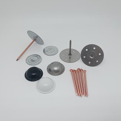 China Adhesive Insulation Pins Fastener For Securing Removable Thermal Insulation Blanket Round Head for sale