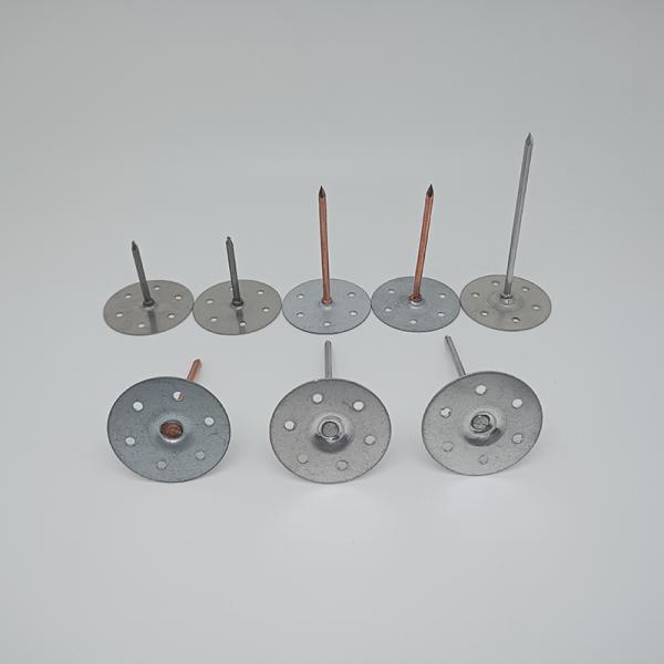 Quality Zinc Plated Self Adhesive Insulation Stick Pins 20mm-300mm With Washer for sale