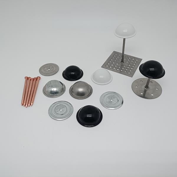 Quality Polishing Dome Cap Washer with Aluminum or Stainless Steel Cap for Insulation for sale