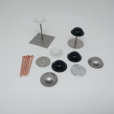 Aluminum Insulation Dome Shaped Washers Glass Wool Insulation Pin Dome Washer