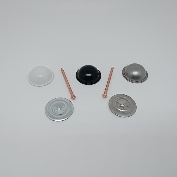 Quality Marine Insulation Capped Starlock 12ga 28mm Aluminum Dome Cap Washers for sale