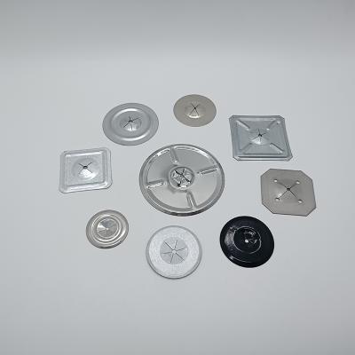 1.5 Inch Perforated Insulation Self Tightening Washer Flat  Round Galvanized Steel For Wall And Ceiling