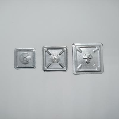China Galvanized Steel Square Aluminum Self Locking Washer For Fixing Insulation Pins for sale