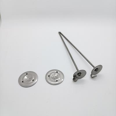 Mechanical Insulation Fasteners Steel Cupped Head Weld Pin with Smooth ...
