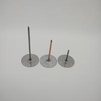 Quality Glass Wool Adhesive Insulation Spikes 35*35mm 50*50mm Stick Pins For Insulation for sale
