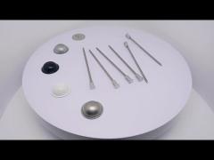 3*80mm Insulation Capacitor Discharge Weld Pins Smooth Shank Type Cuphead Weld Pins