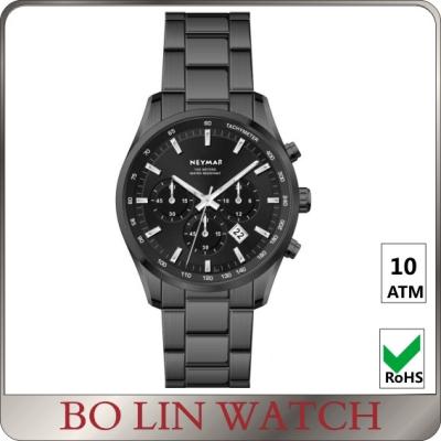 China Round Shape Trendy All Stainless Steel Bracelet Watch Ceramic Automatic Watch for sale