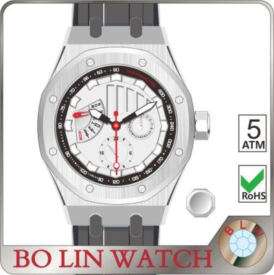 China Classic Two Tone Metal Strap VD53 Movement  Mens Active Watches 10 Atm- 50 Atm for sale