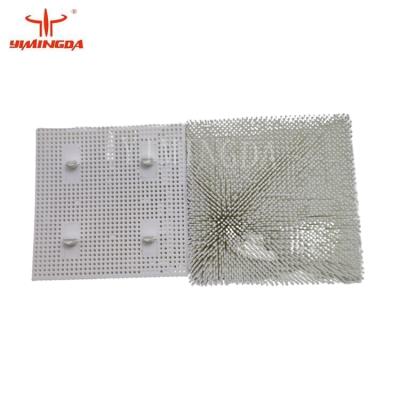 China Bristle Block Nylon White Color & Black Plasic Brush For Bullmer 100 x 100 x 40mm for sale