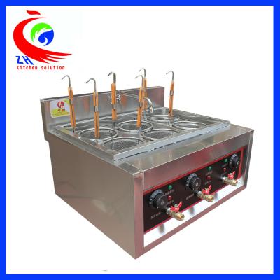 Cina Fornello elettrico della tagliatella del fornello della pasta del ripiano con 6 canestri in vendita
