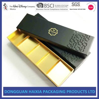 China Handmade Rigid Cardboard Chocolate Box , Cardboard Sweet Boxes UV Coating for sale