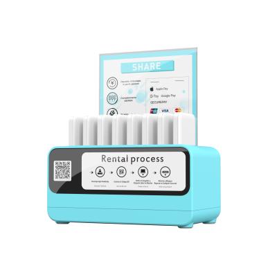 China 5000mah 8pcs compartilhou de bancos que do poder E1008 fazem a varredura de QR para alugar à venda